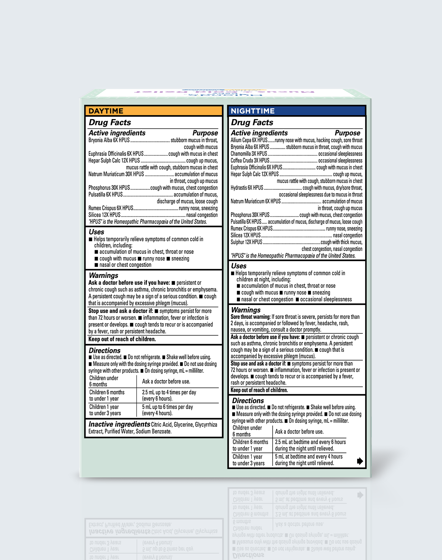 Baby Mucus + Cold Relief Combo Pack – Hyland's