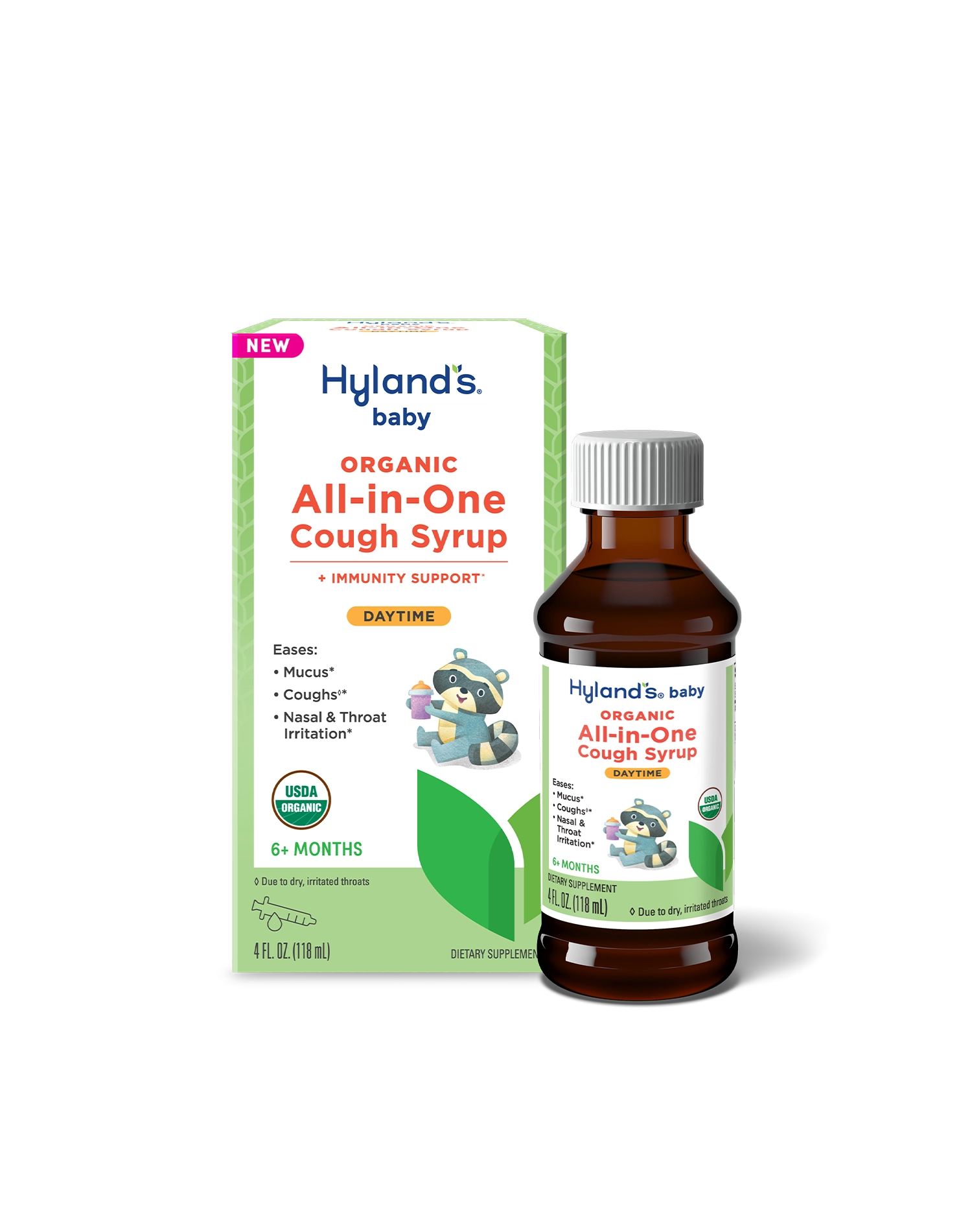Organic Baby All-in-One Cough Syrup Daytime – Hyland's
