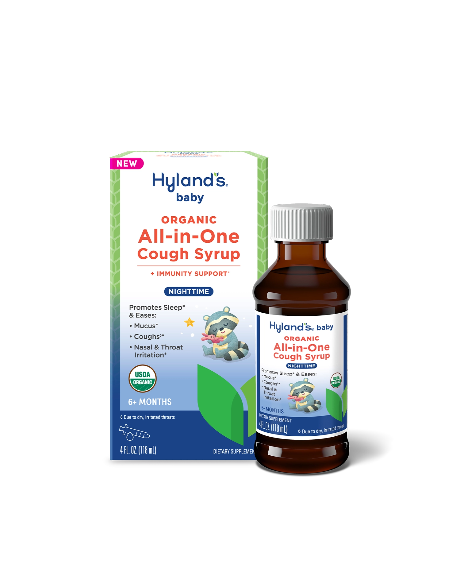 Organic Baby All-in-One Cough Syrup Nighttime – Hyland's